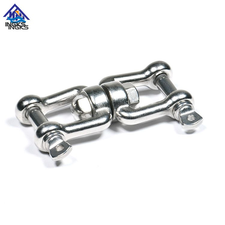 D Shape Round Shape Double End Swivel Shackle from China manufacturer ...