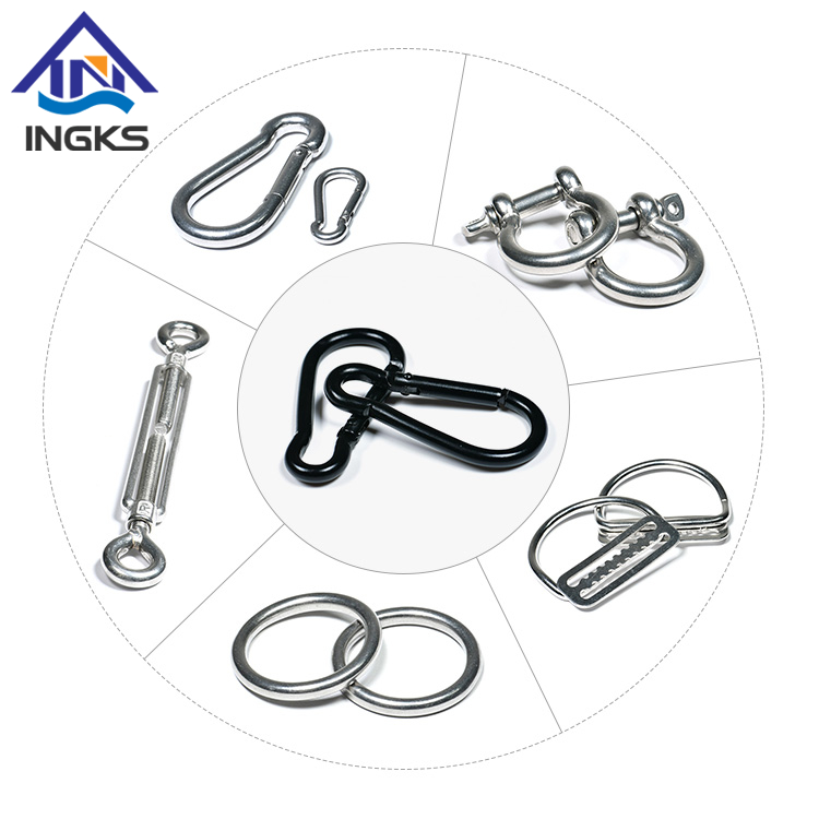 Stainless Steel Pin Anchor Shackle Snap Hook Turnbuckle Rigging ...